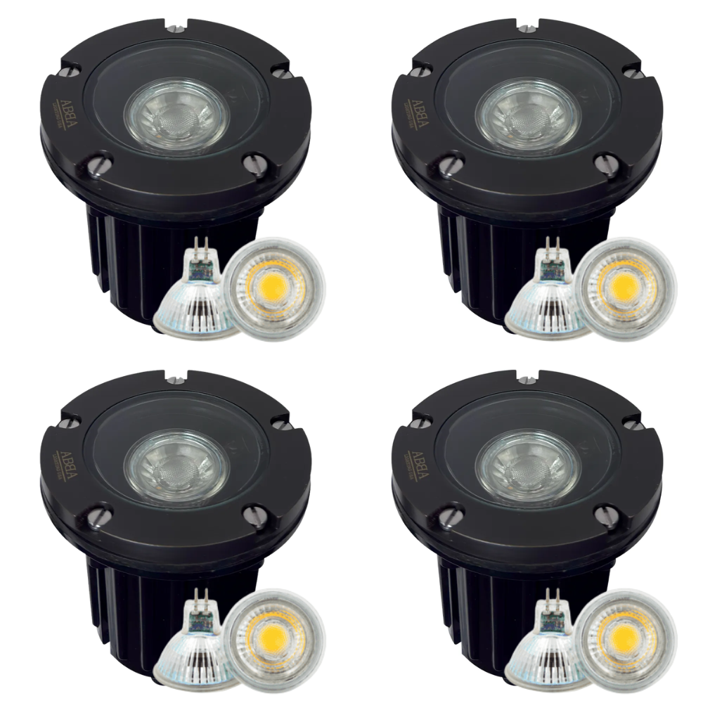UNB04 Cast Brass Waterproof In-Ground Well Light