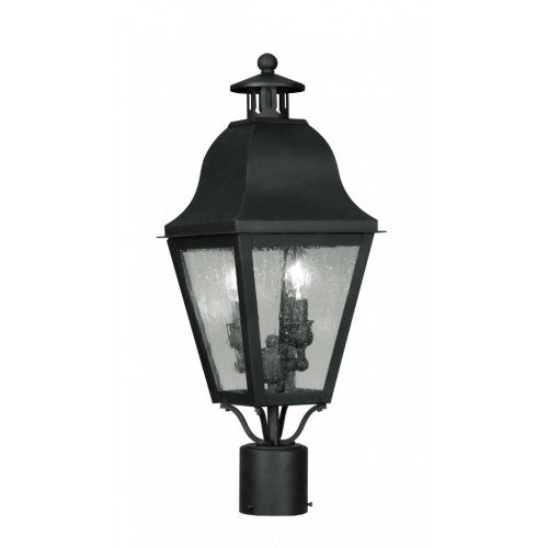 Amwell Candelabra Base 2 Light Bulb Sockets Medium Outdoor Post Top La