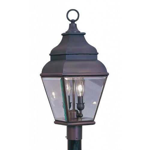 Exeter Candelabra Base 2 Light Bulb Sockets Medium Outdoor Post Top La