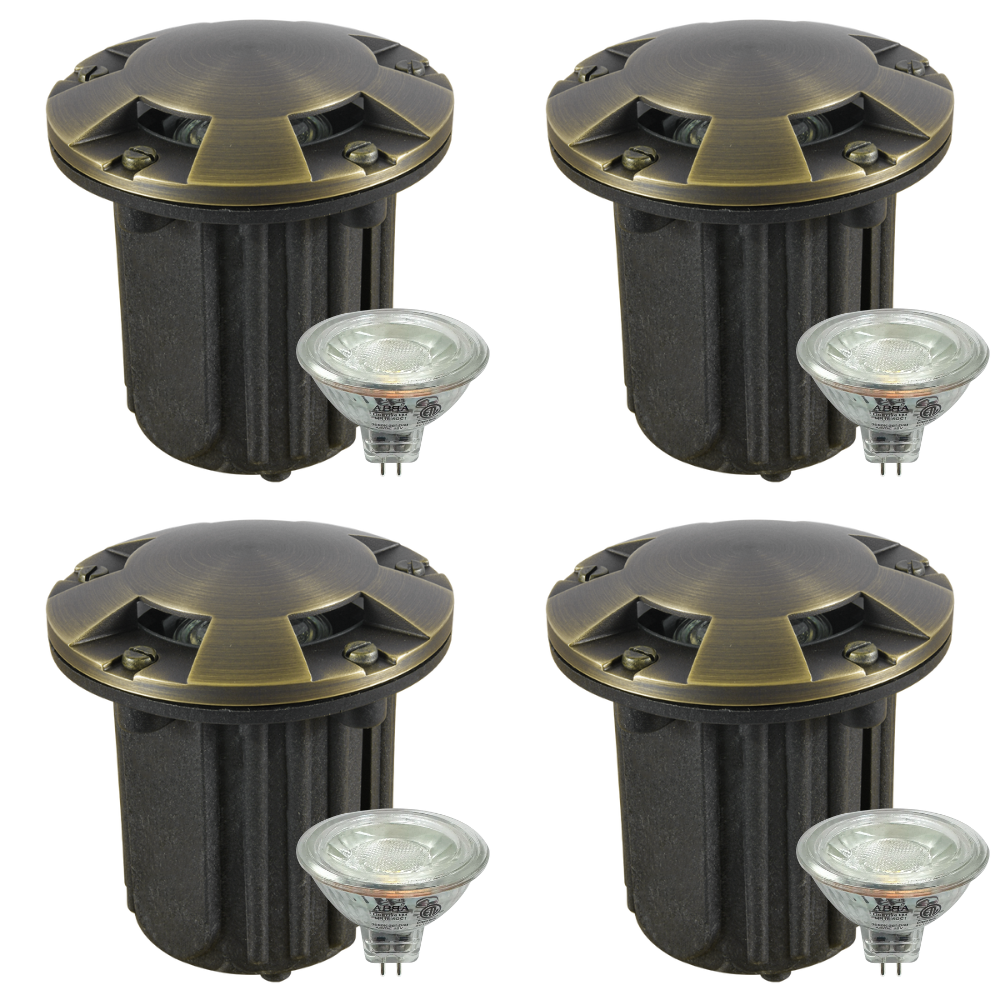 UNB07 Waterproof Cast Brass In-ground Well Light