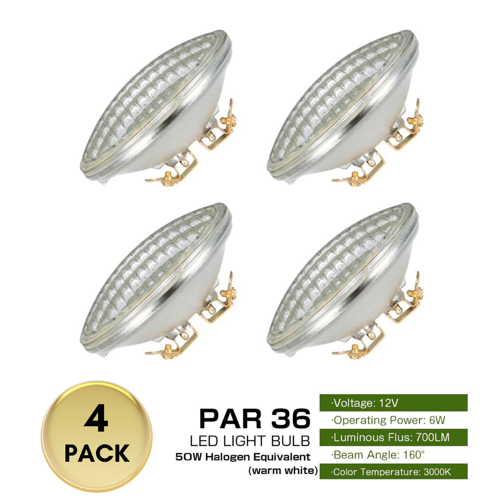 PAR36 12W Low Voltage Waterproof Outdoor LED Bulbs