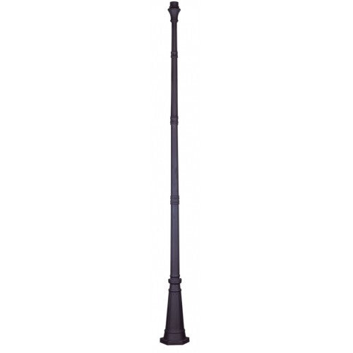 Outdoor Cast Aluminum Post - Outdoor Lamp Post 114.5" x 10.25" Cast Al ...