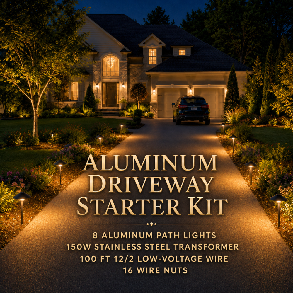 Complete Aluminum Spotlight and Path Light Kits | Landscape Lighting