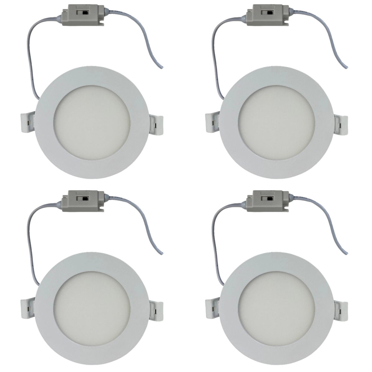 CB04 4x/8x/12x Package 10W 3CCT Round Slim 12V LED Panel Light Low Vol ...