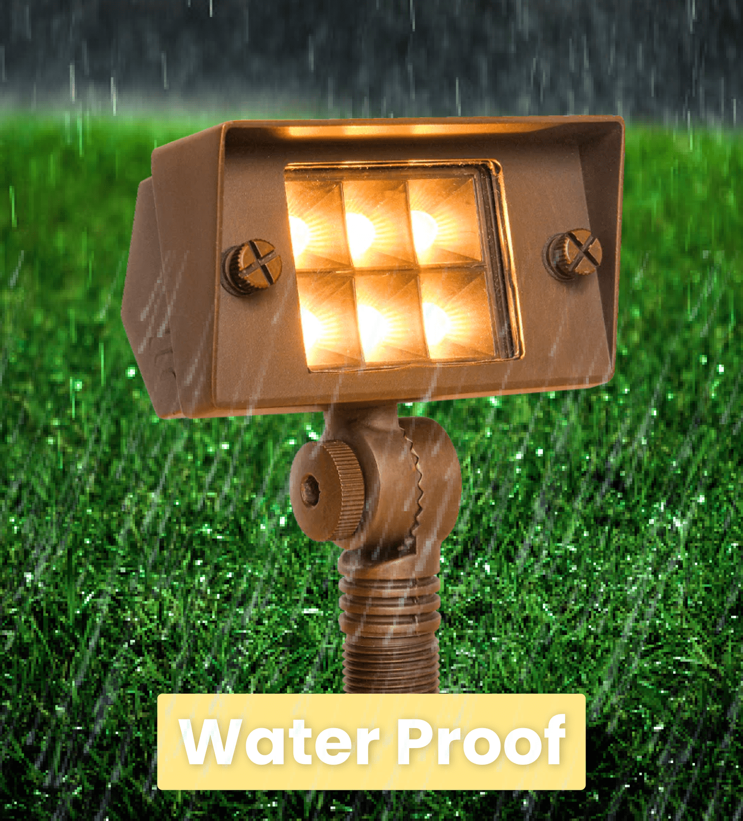 Low Voltage Flood Light Mega Bright Adjustable Wide Beam Low Voltage