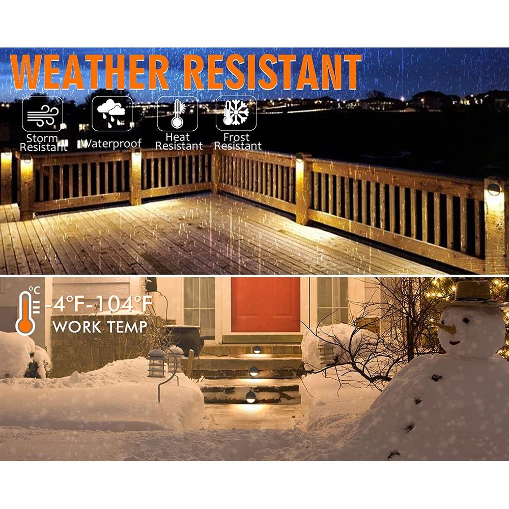 6-Pack of DLAC02 3CCT Low Voltage Deck Lights | Outdoor Step Lights ...