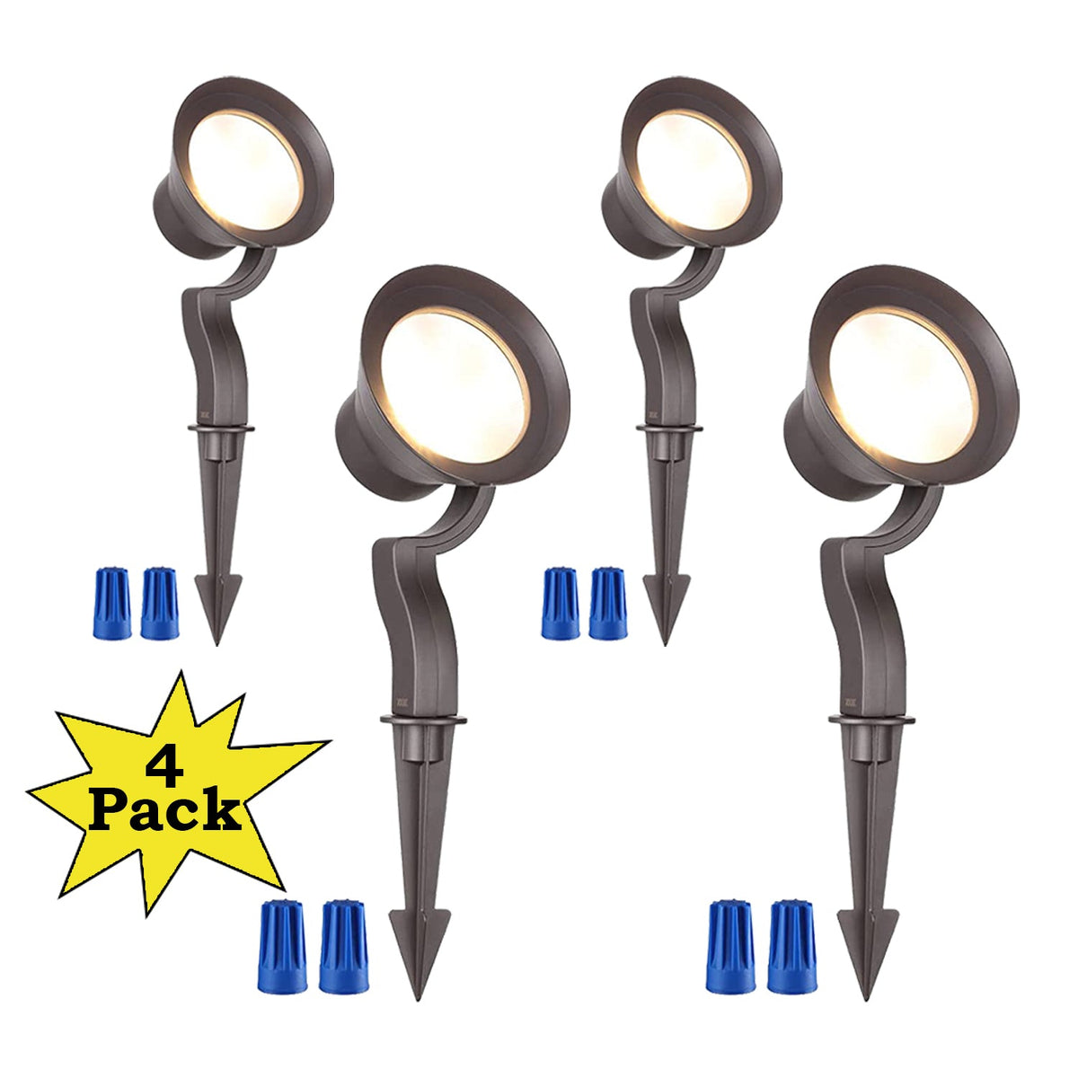 4-Pack of ALS03 Directional Spot Lights | LED Spotlights – Kings ...