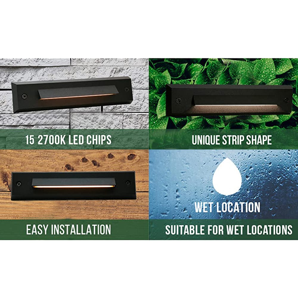 6-Pack of STLA06 Low Voltage Step Lights | Outdoor Deck Lights – Kings ...
