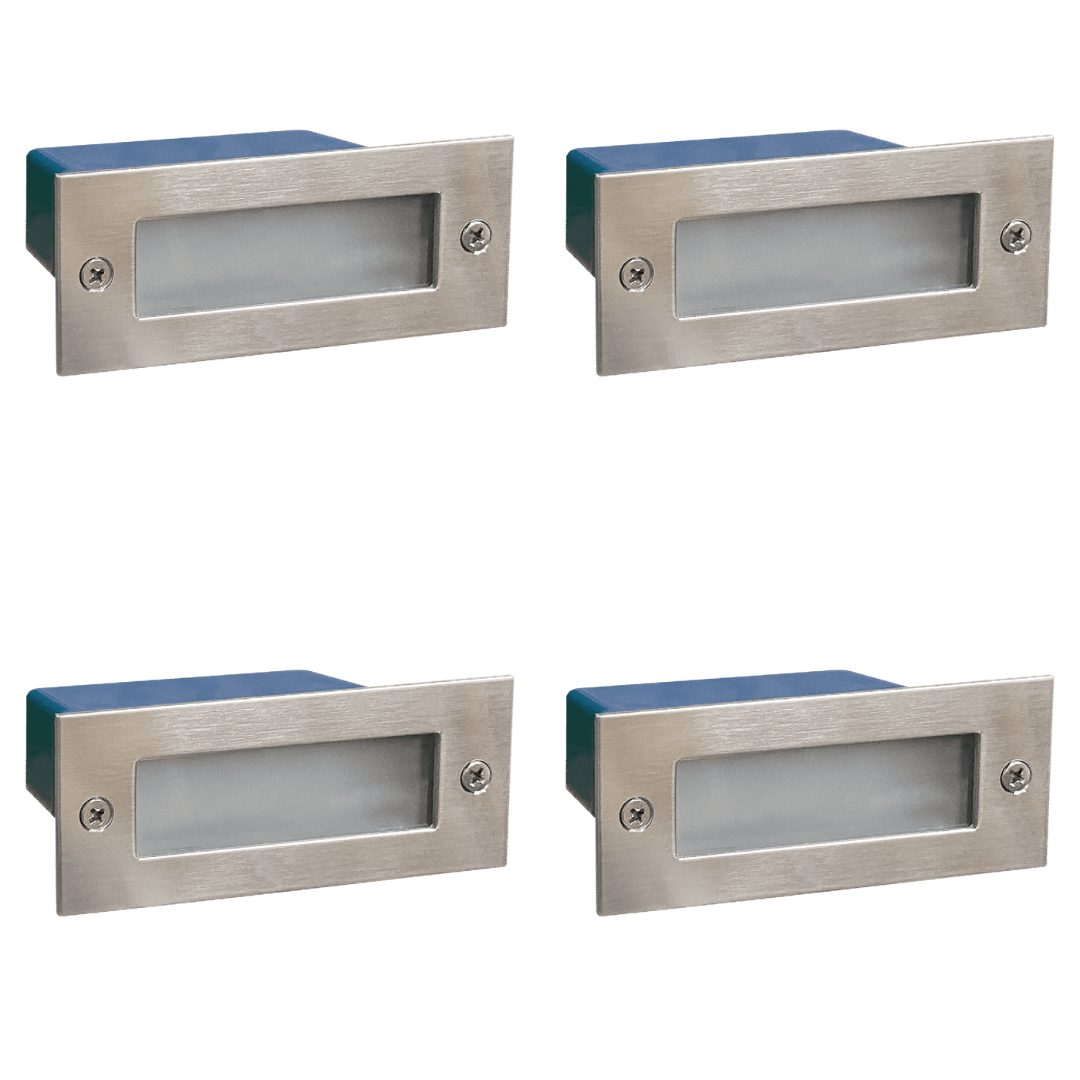 Outdoor Step Lights | STS02 Recessed LED Stair & Wall Fixture